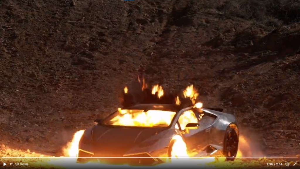 Videos of the exploded remains of a Lamborghini to be sold as NFTs ...