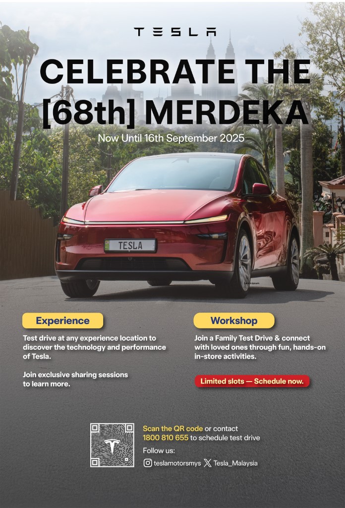 News: Tesla Malaysia: Pop-up at The Gardens Mall, Merdeka Campaign ...